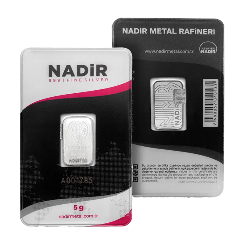 5g Silver Bar | Nadir Metal Rafineri - Goldbase